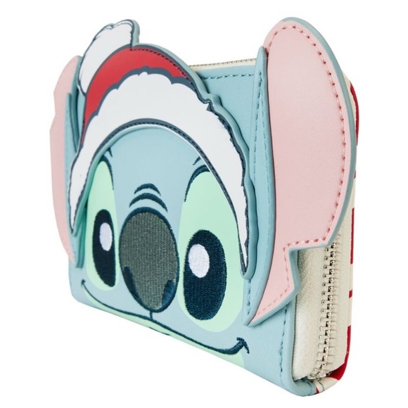 Loungefly | Bags | Loungefly Disney Stitch Holiday Shimmer Wallet Blue ...